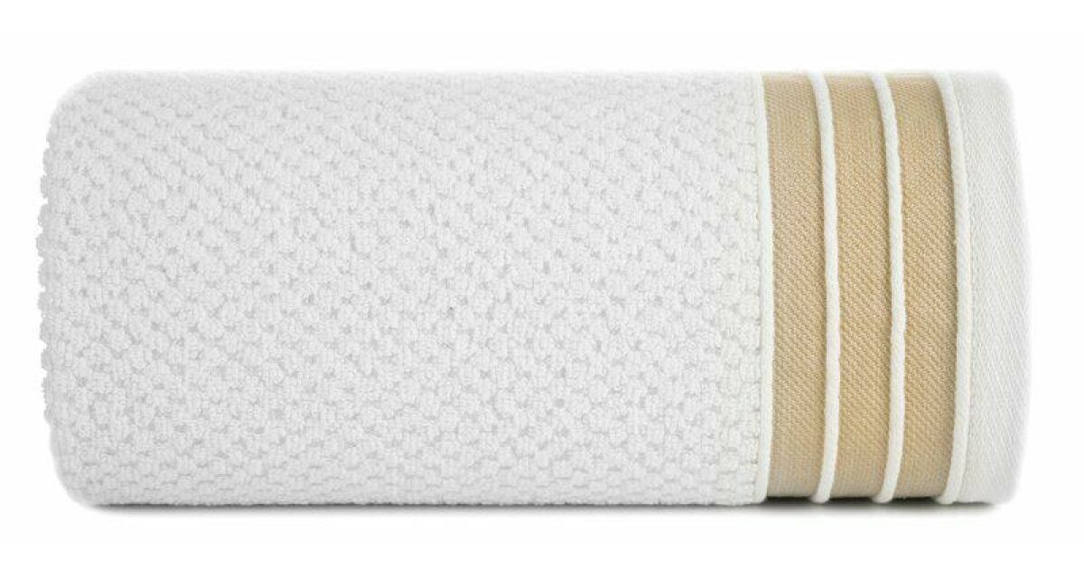 Eurofirany Madlen Fehér Frottír Törölköző - 70x140 cm, 500 g/m² | Pepita.hu