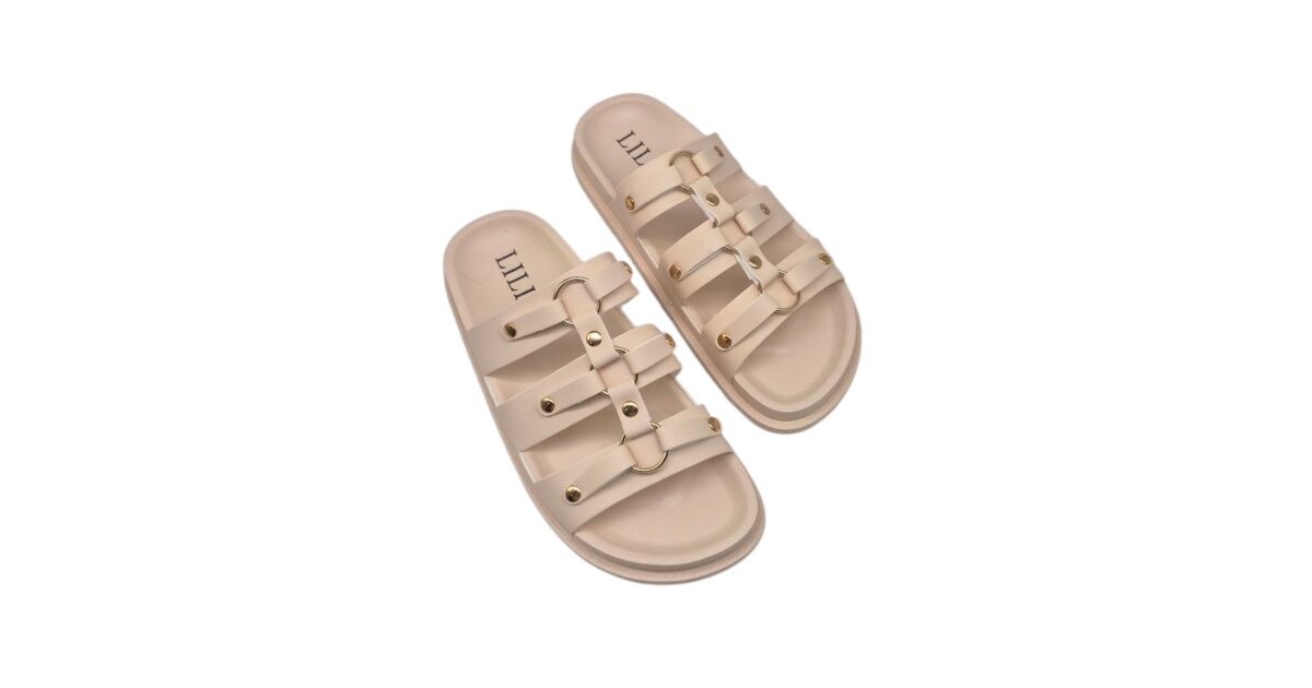 LILIR Női Alkalmi Papucs - Bézs, 38 - Kényelmes Talpú | Pepita.hu