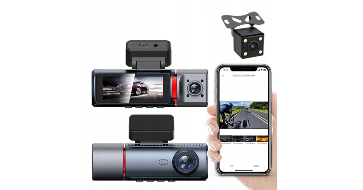 4K HD 3 az 1-ben Autós Kamera GPS-el és Wi-Fi-vel | Pepita.hu