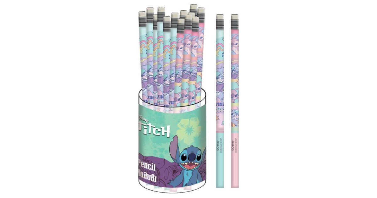 Disney Lilo & Stitch HB grafit ceruza radírral - 40 db | Pepita.hu