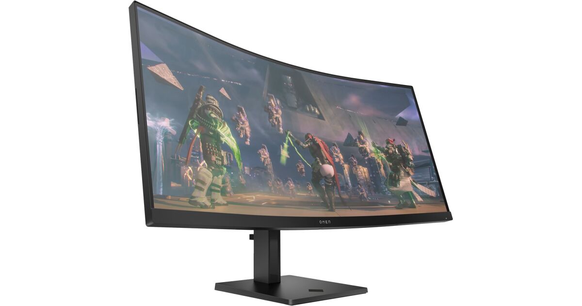 OMEN by HP 34 inch WQHD 165Hz Curved Gaming Monitor - OMEN 34c ...