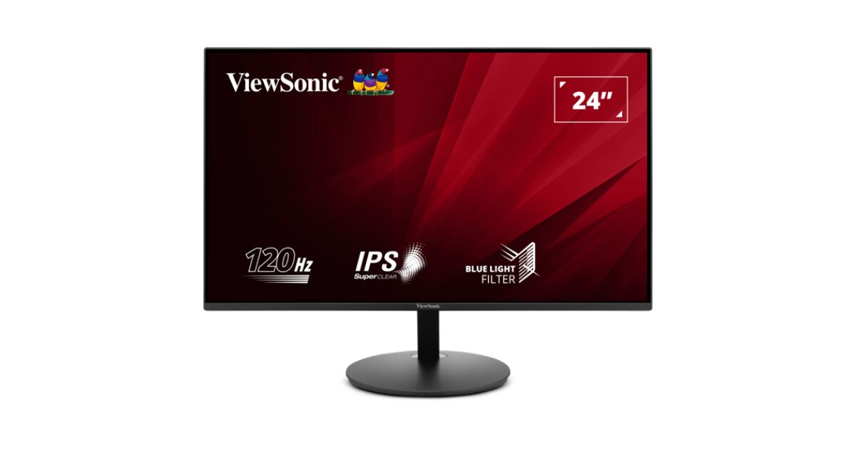 Viewsonic VA 24 Full HD Monitor w/Fast 1ms Response számítógép monitor ...