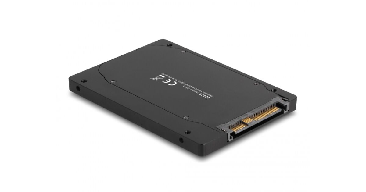 DeLOCK 63379 tárolóegység burkolat Külső SSD ház Fekete M.2 | Pepita.hu