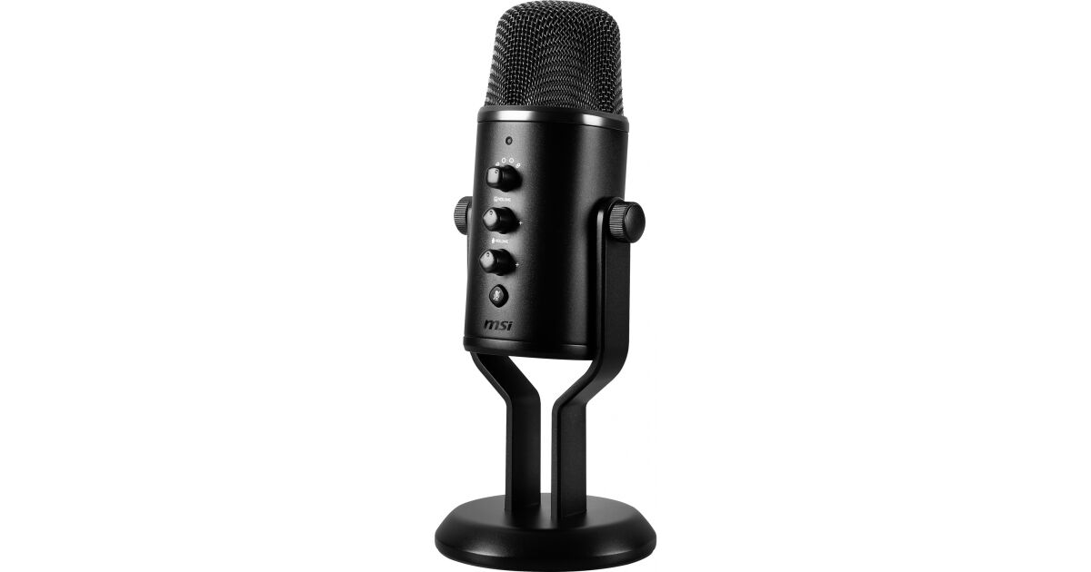 MSI IMMERSE GV60 STREAMING MIC mikrofon Fekete Játékkonzol mikrofon ...