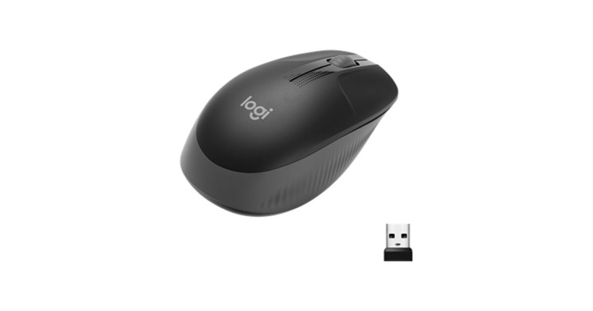 Mouse Logitech M190, fără fir, optic, RF, 1000 DPI, ambidextru | Pepita.com