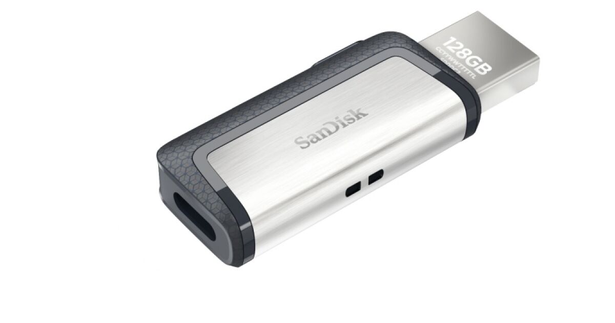 SanDisk Ultra Dual - Unitate flash USB - 128 GB - USB 3.1 / USB-C ...