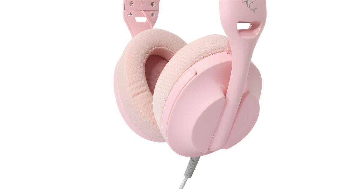 White Shark PARROT PINK vezetékes gamer fejhallgató mikrofonnal 3.5mm ...