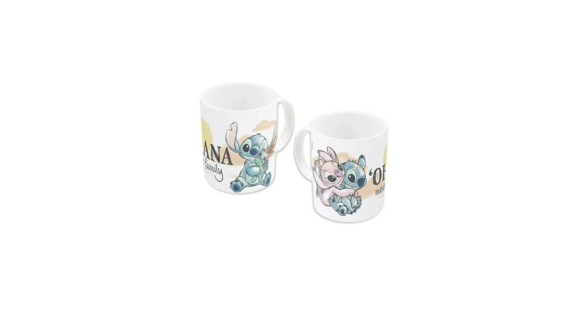 Disney Lilo & Stitch 'Ohana' Porcelán Bögre - 325ml, Díszdobozban ...