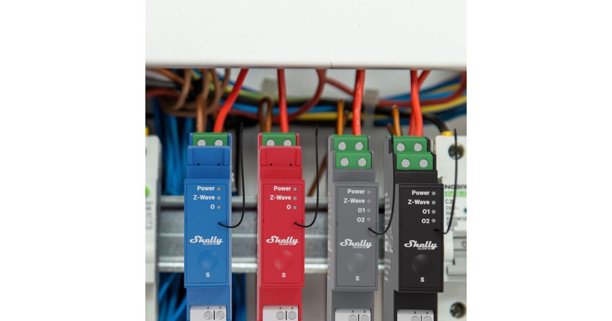 Releu sina DIN cu 2 canale Shelly Qubino Pro 2 (ALL-REL-WAVEPRO2 ...