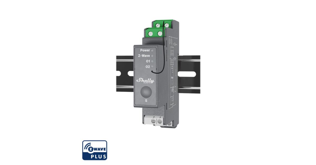Releu sina DIN cu 2 canale Shelly Qubino Pro 2 (ALL-REL-WAVEPRO2 ...