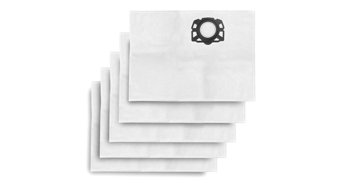 Szintetikus porzsákok Karcher WD2, WD3, SE 4001, SE 4002 porszívókhoz - 5 darabos csomag (2.863 ...