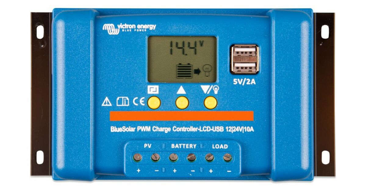 Regulator solar Victron BlueSolar-LCD și USB 30A PWM | Pepita.com
