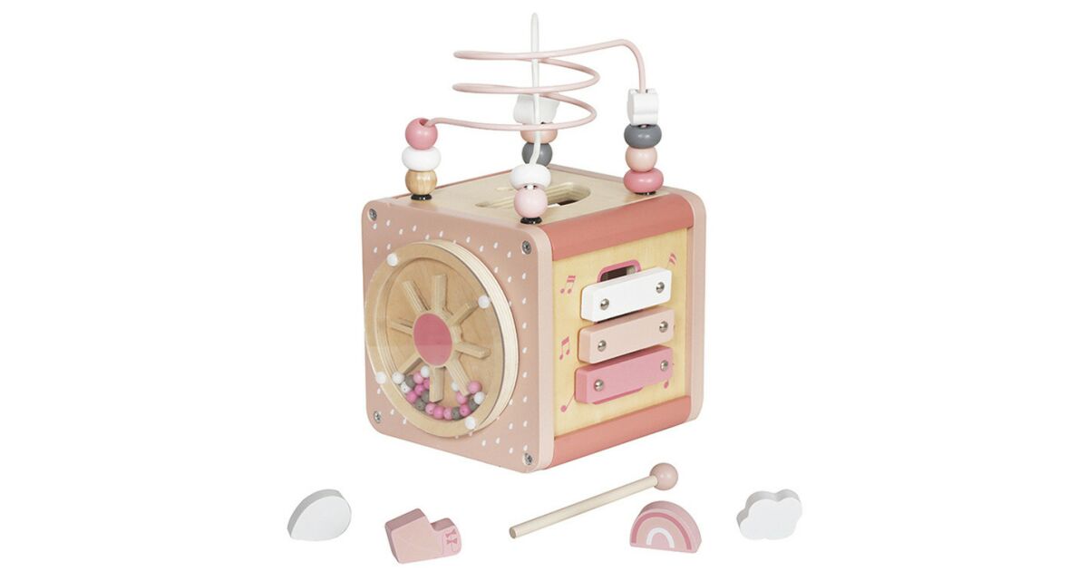 Multi Cube fa kocka aktiváló oktatási Montessori ZA5265 | Pepita.hu