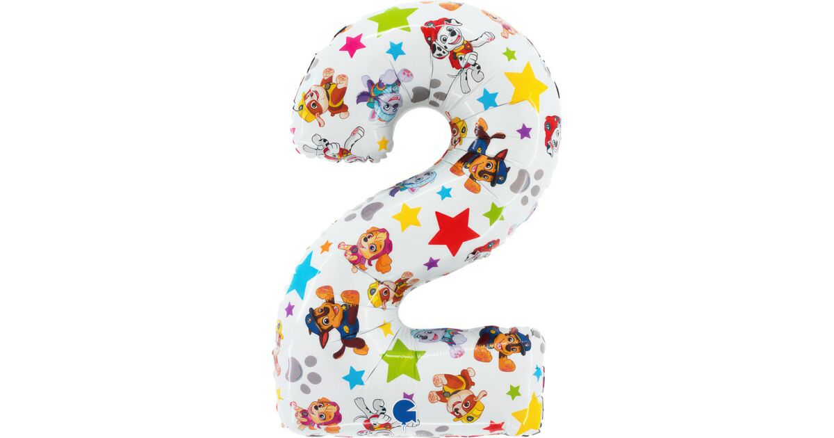 Mancs Őrjárat Star 2-es szám fólia lufi 66 cm | Pepita.hu