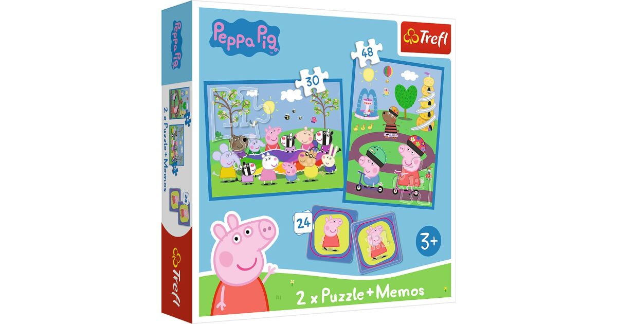 Trefl 2in1 Memo Puzzle Peppa Pig Happy Moments | Pepita.hu