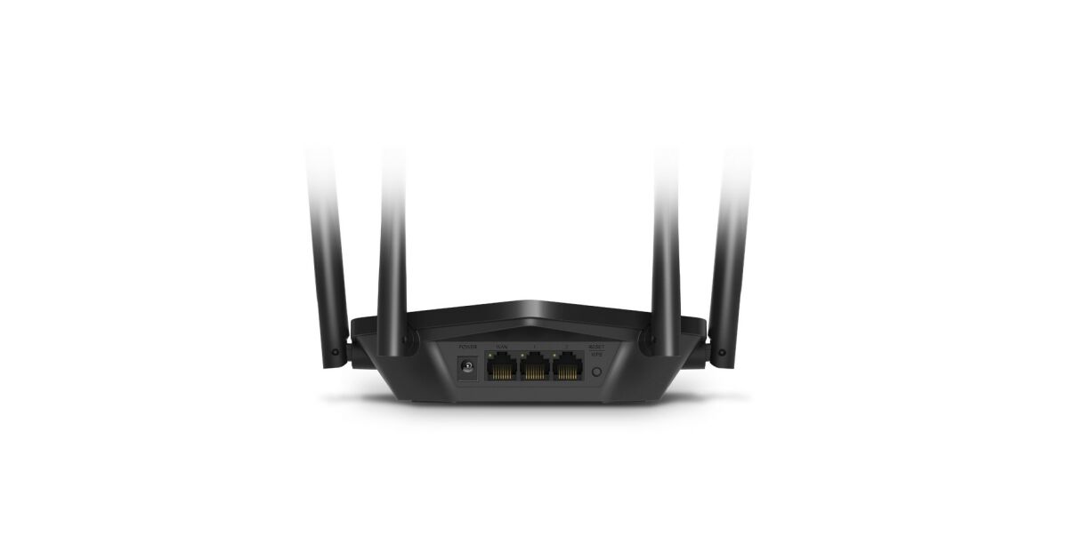 Mercursys AX1500 WiFi 6 Router, Dual band, 1500 Mbps, AX1500 (MR60X ...