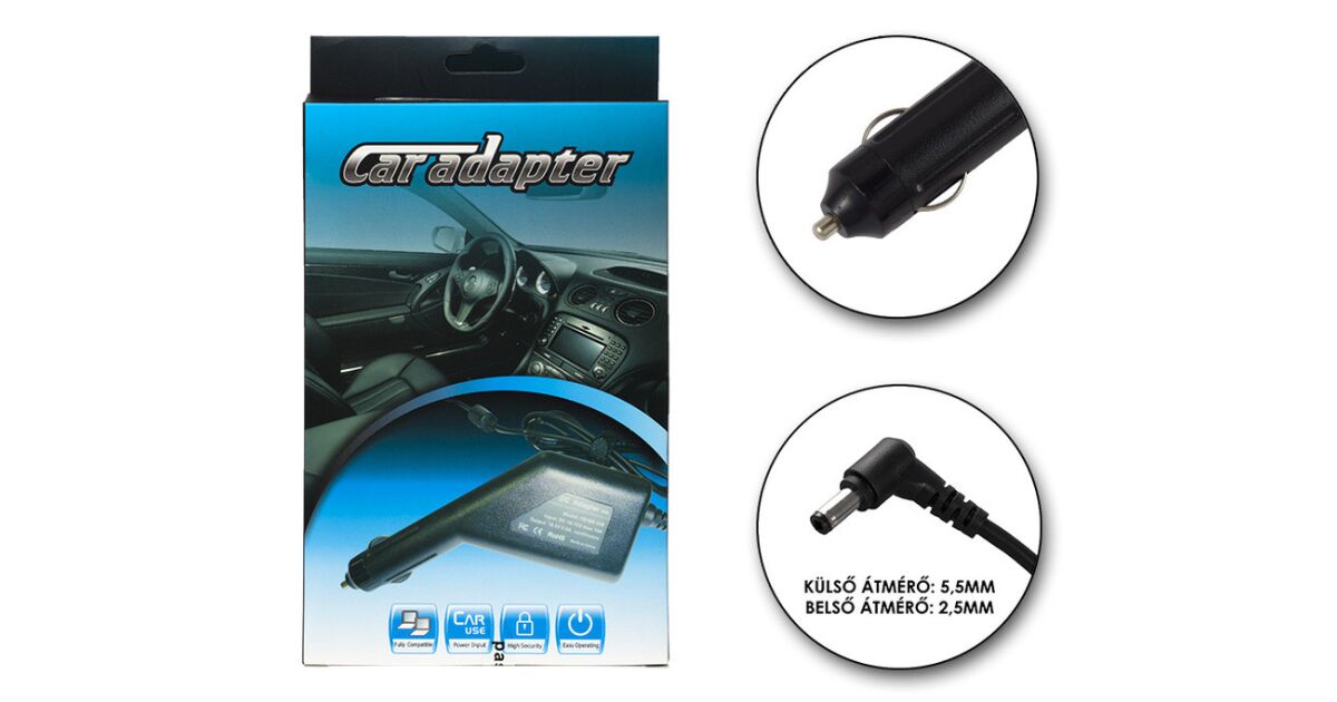 Asus M6000 (M6) M6VA 19V 4.74A ( 4,74A ) 90W-os új, gyárival megegyező ...