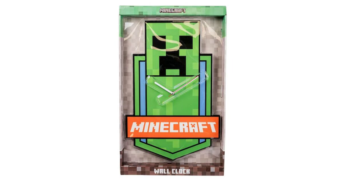 Minecraft Green XL falióra 50 cm | Pepita.hu