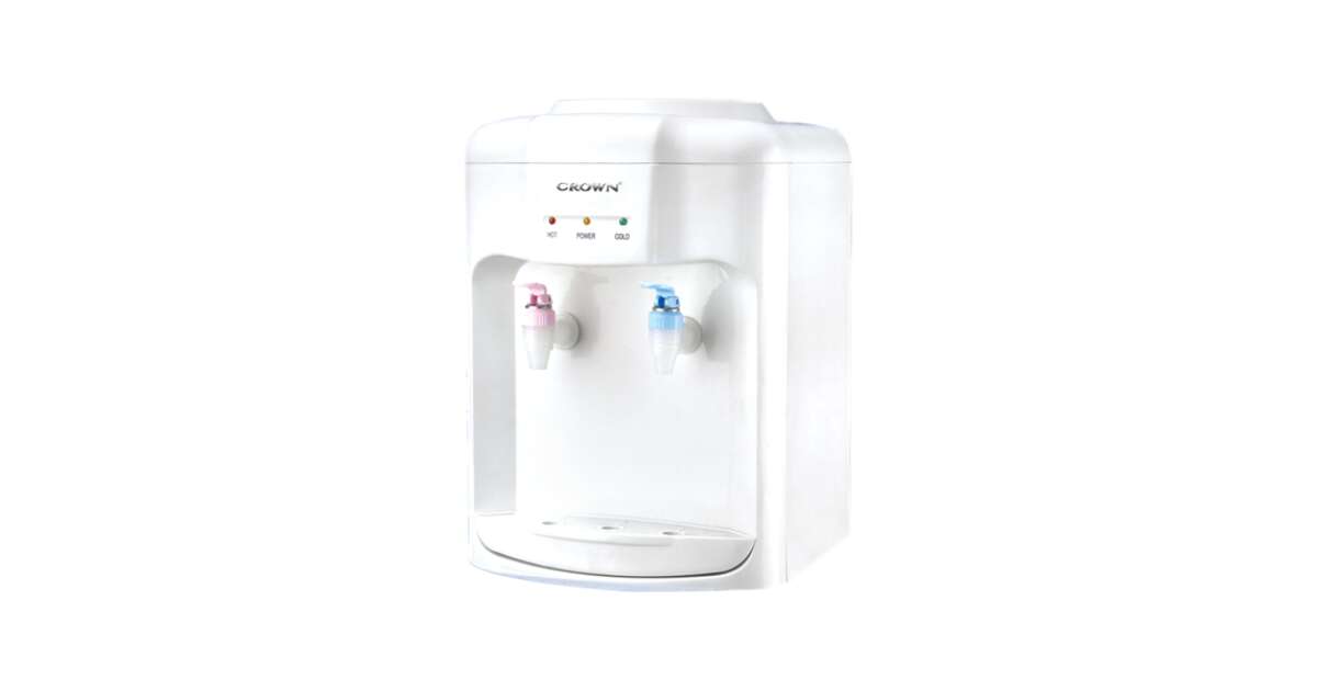 Crown cwd-1806w table top electric water dispenser, hot - cold water ...