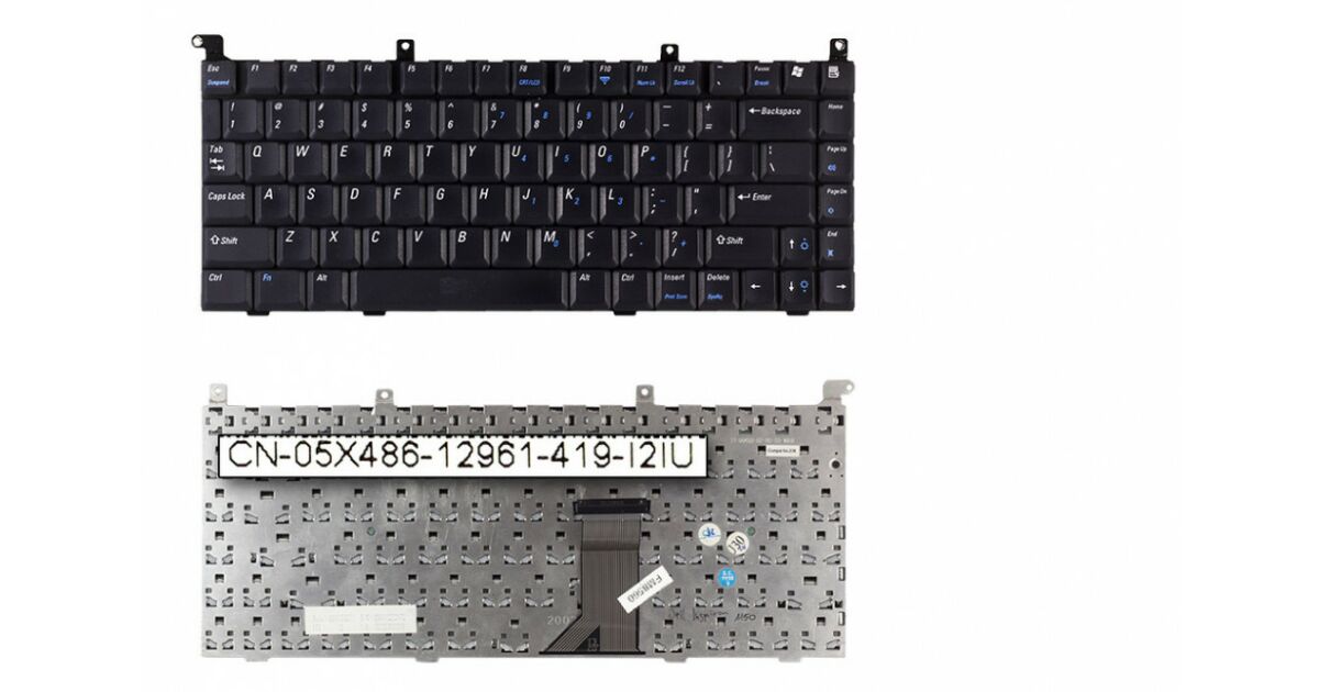 Dell Latitude 100L fekete US angol Laptop billentyűzet | Pepita.hu