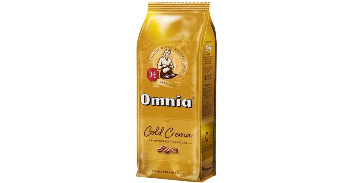 Vélemények: Douwe Egberts Omnia Gold Crema Szemes Kávé - 1000g | Pepita.hu