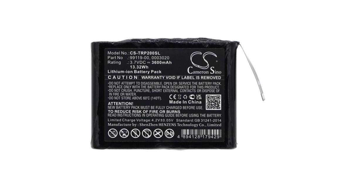Vélemények: Cameron Sino akkumulátor Trimble 0003020 - 3.7V, 3600mAh ...