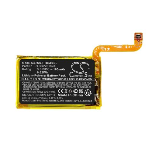 Cameron Sino LSSP281928 Li-Polymer Akkumulátor - 3.85V, 160mAh, Fitbit ...