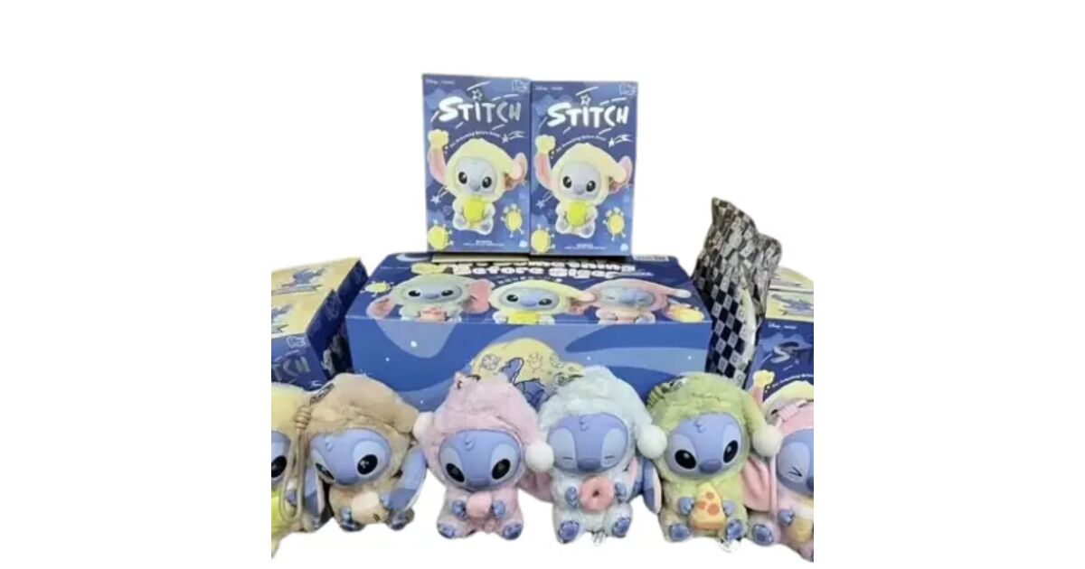 Stitch Labubu Style Plush Toy - Disney Mystery Box Figure, Random Model ...