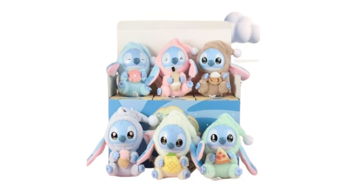 Stitch Labubu Style Plush Toy - Disney Mystery Box Figure, Random Model ...