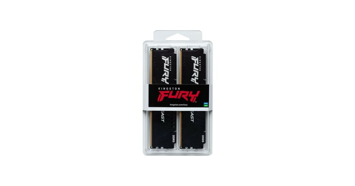 Kingston Fury Beast 64GB (2x32GB) DDR5 6000MHz EXPO Memória Kit | Pepita.hu