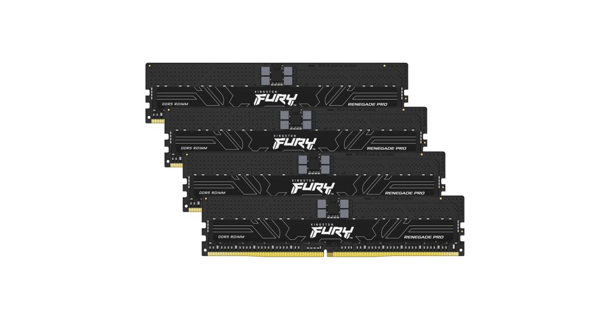 Kingston FURY Renegade Pro DDR5 RAM - 128GB (4x32GB) 6400MHz CL32 | Pepita.hu