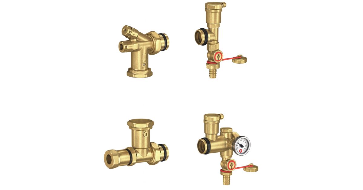 Giacomini R557KY002 Manifold Connection Kit, 1 Internal Thread, with ...