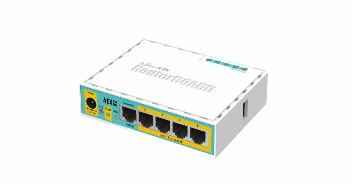 MikroTik hEX PoE lite RB750UPr2 Router | Pepita.hu
