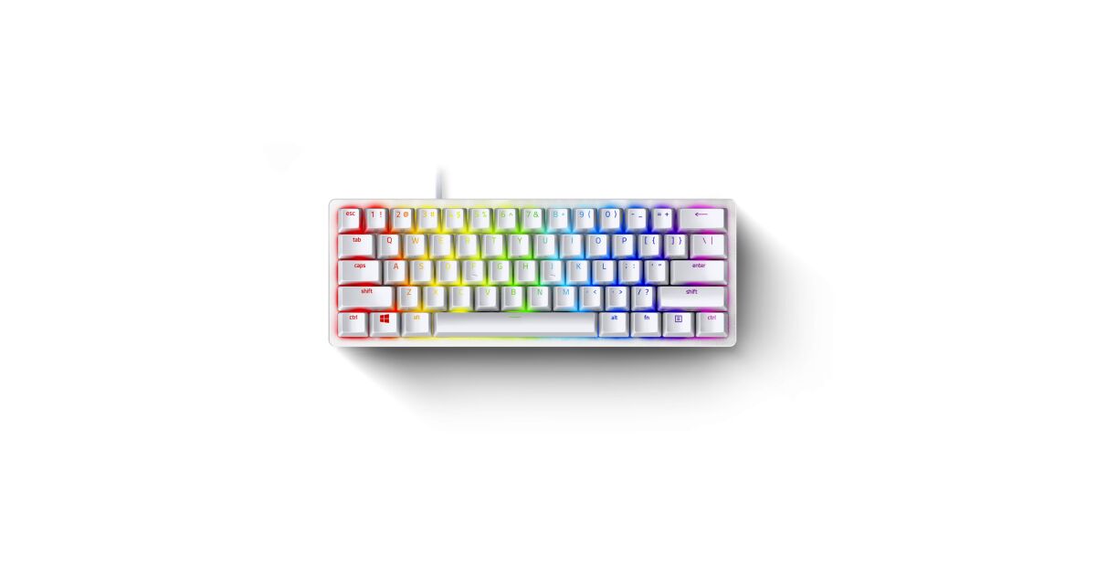 Razer Huntsman Mini Mercury - 60% механична гейминг клавиатура - US ...