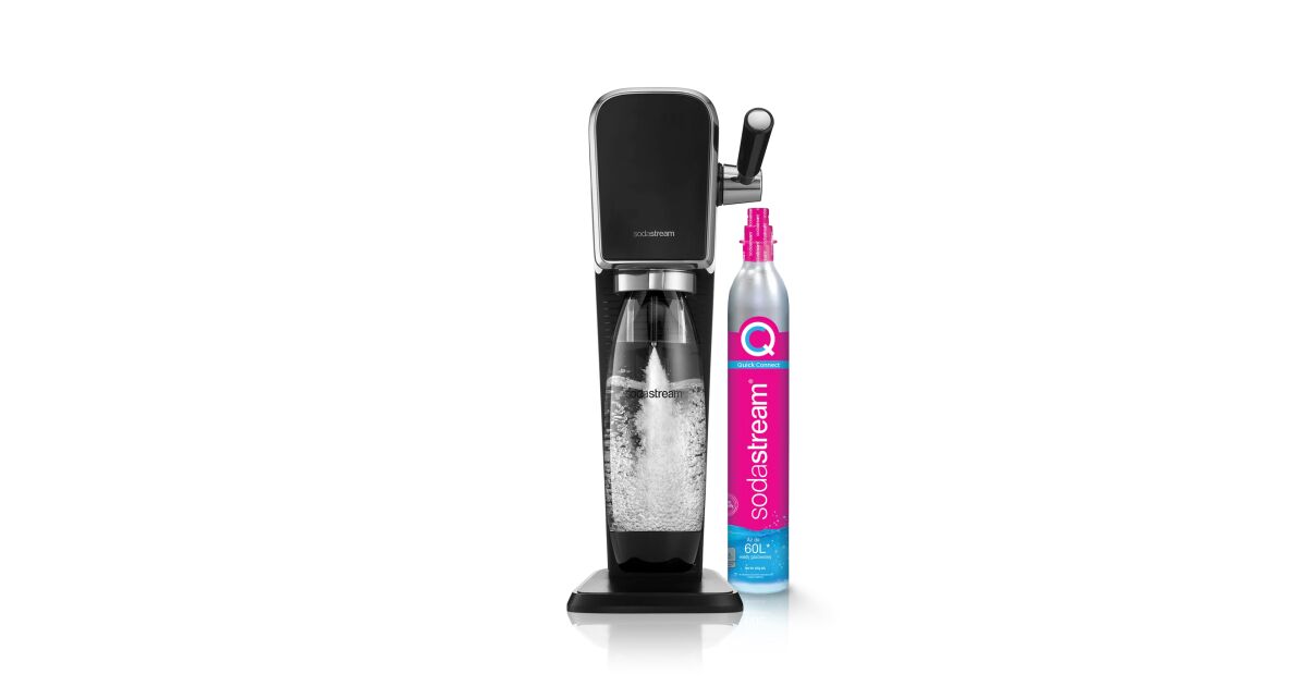 SodaStream Art Fekete Szódagép - CO2 kompatibilis, Retró design | Pepita.hu