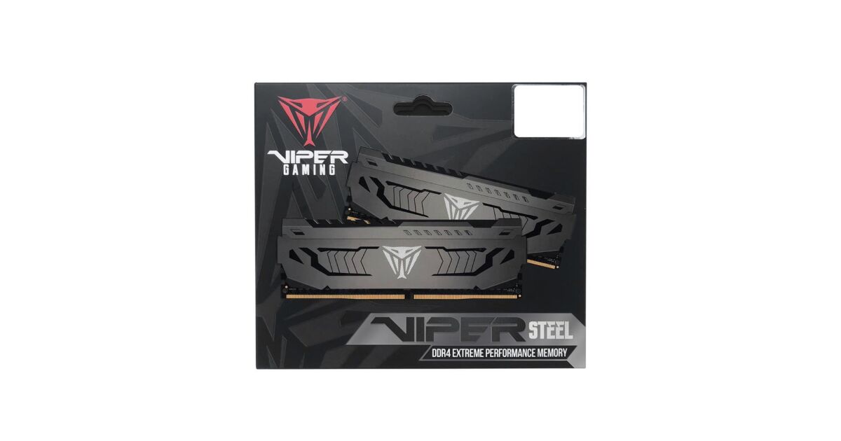 Patriot Viper Steel 16GB (2x8GB) DDR4 3733MHz CL17 RAM - Szürke | Pepita.hu