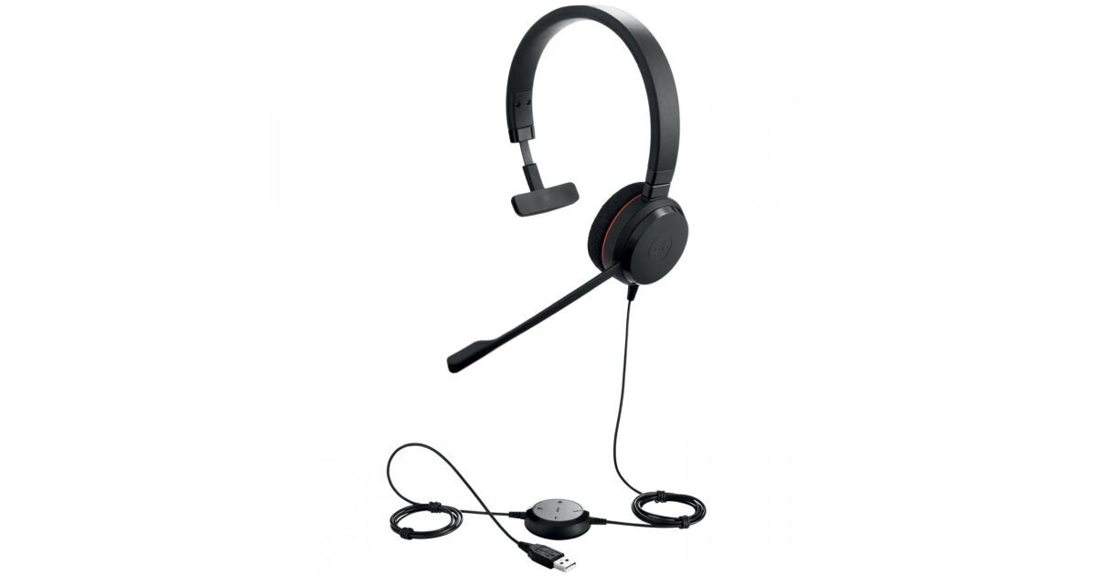 Jabra Evolve 20 SE Mono UC Headset - Zajszűrős, USB-A/C | Pepita.hu
