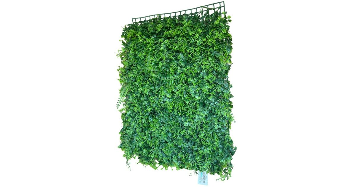 Gard verde decorativ, frunze artificiale, panou 40x60 cm | Pepita.hu