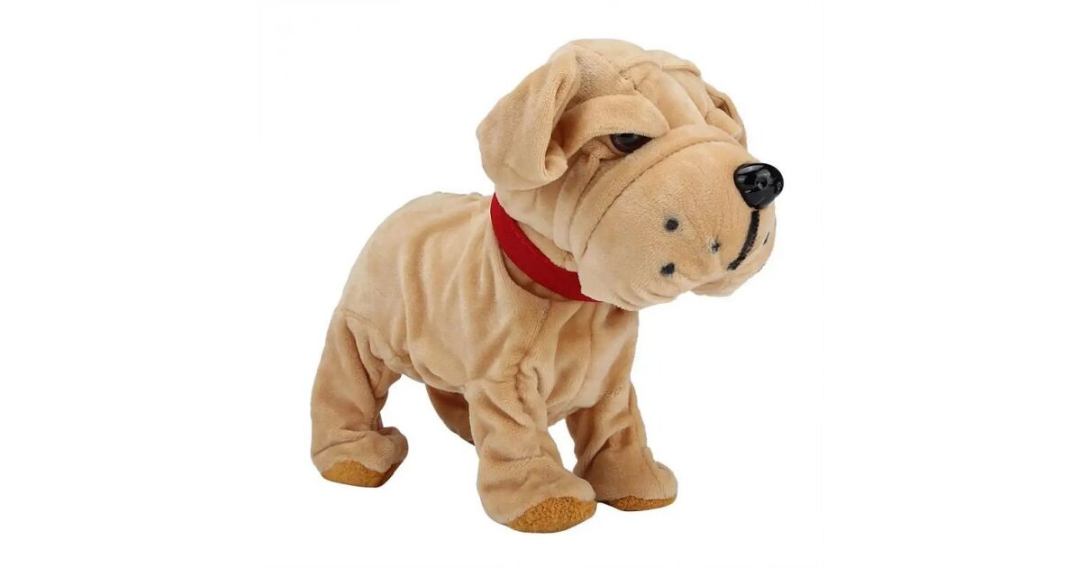 Catel interactiv, Buldog francez, latra, se misca, adulmeca, accesoriu ...
