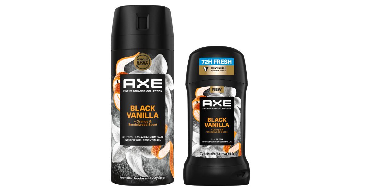 Axe Fine Fragrance Collection Black Vanilla Package | Pepita.com