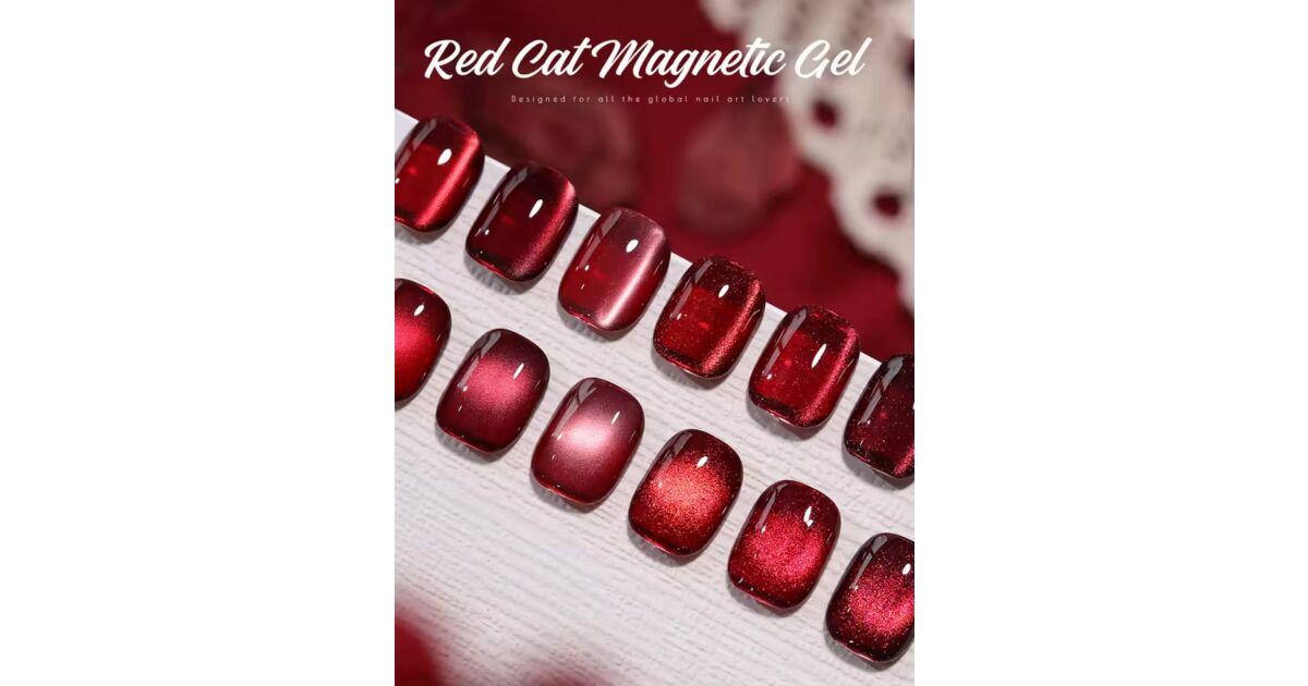 Ur Sugar Red Cat Magnetic- Mágneses Gél Lakk R04 TPO Free | Pepita.hu
