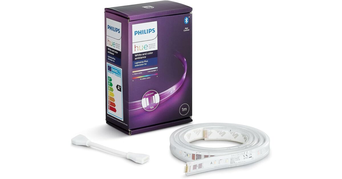 Philips Hue Lightstrip Plus 1m Bővítő - LED Szalag, Színes és Fehér ...