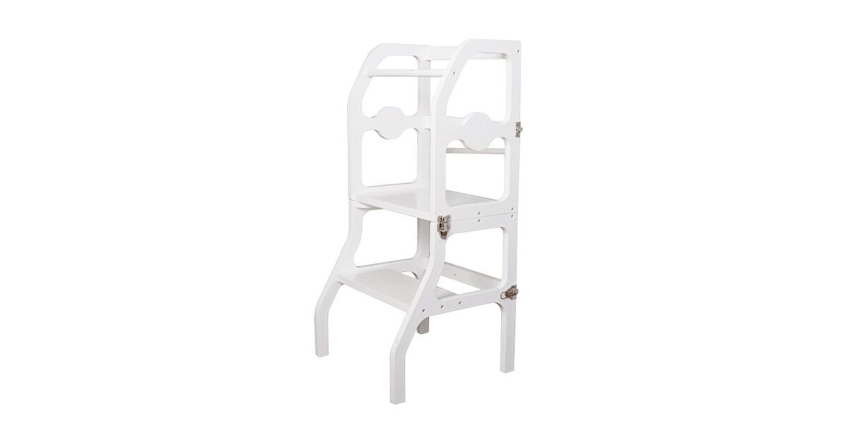 Scaun pliabil pentru copii, inaltator din lemn, 2 in 1 scaun si masa ...