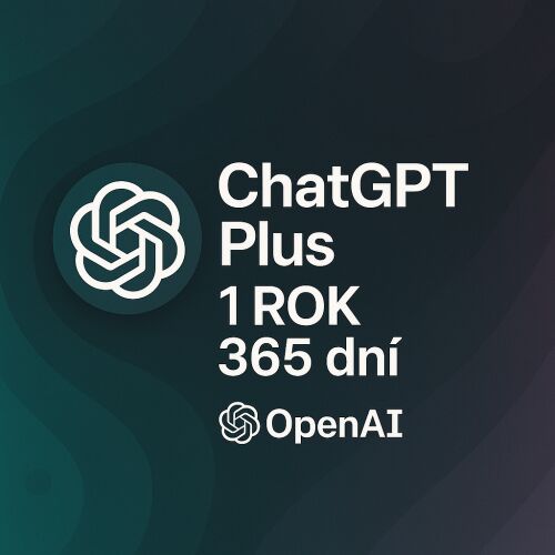 ChatGPT 5 Plus – 1 ROK / 365 dní | OpenAI | CHAT GPT Predplatné | Pepita.com