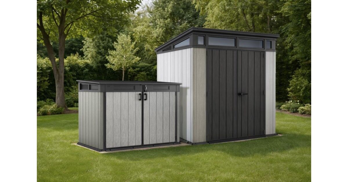Keter Duotech Artisan 7x7 Kerti Ház & Grande Store Tároló Szett | Pepita.hu
