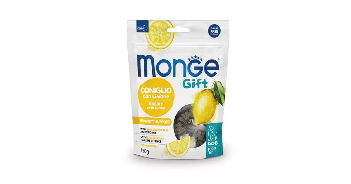 MONGE GIFT Super M Immunity support 150g jutalomfalat felnőtt kutyáknak ...