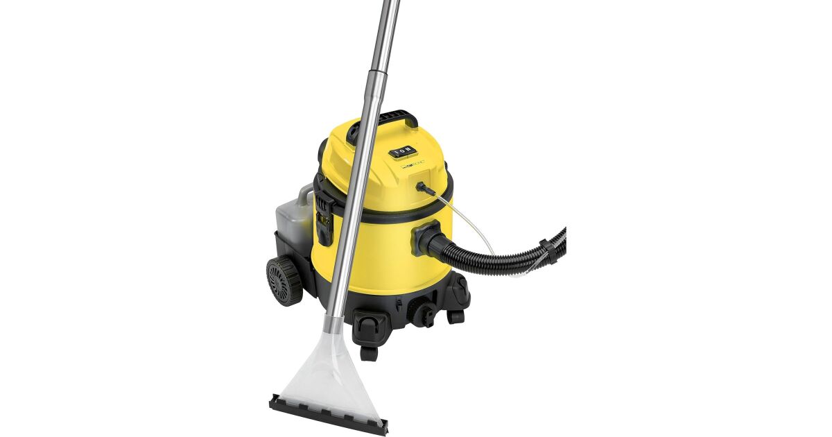 Aspirator multifunctional cu spalare 4in1, Clatronic, 1200 W, galben ...