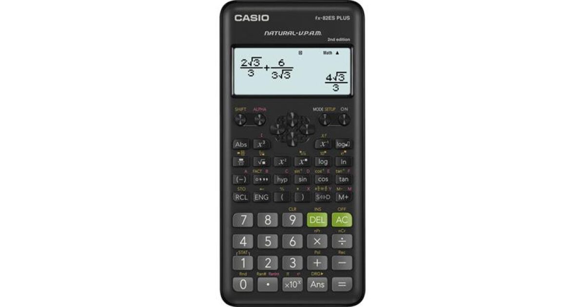 CASIO FX-82ES Plus 2E Tudományos Számológép - 252 Funkció | Pepita.hu