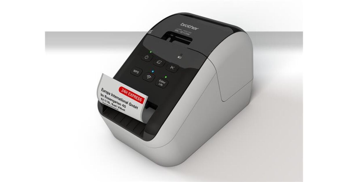 BROTHER QL-810Wc Etikett- és Címkenyomtató - Vezeték Nélküli, Két Színű ...