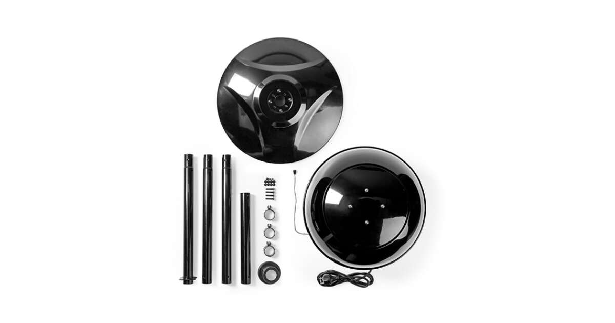 Patio fűtőberendezés | 1500 W | 1 Hőbeállítás | Borulás ellen védett ...